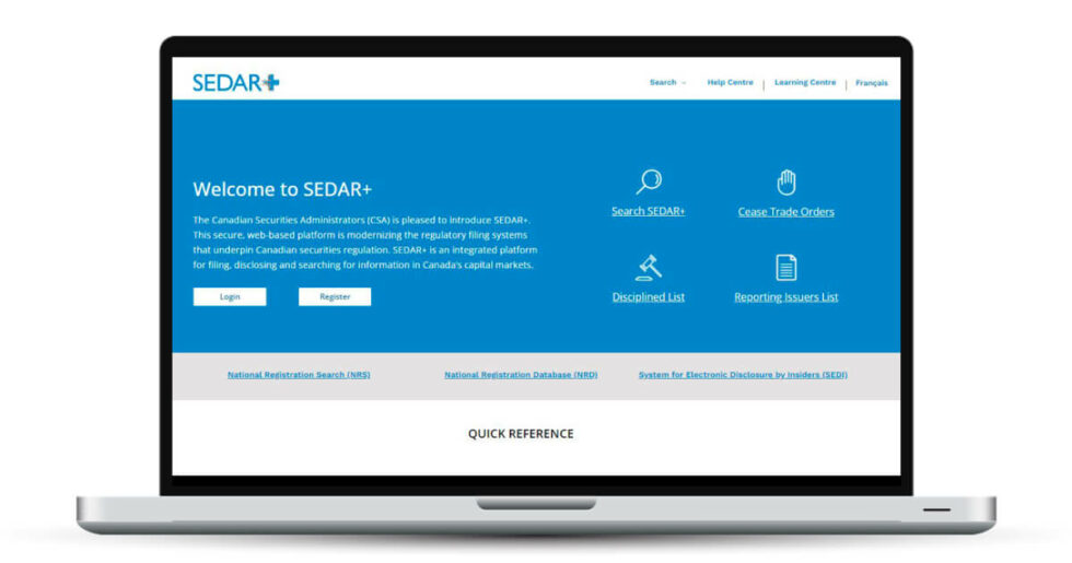 The new SEDAR+ version will be introduced to Canada’s capital markets ...